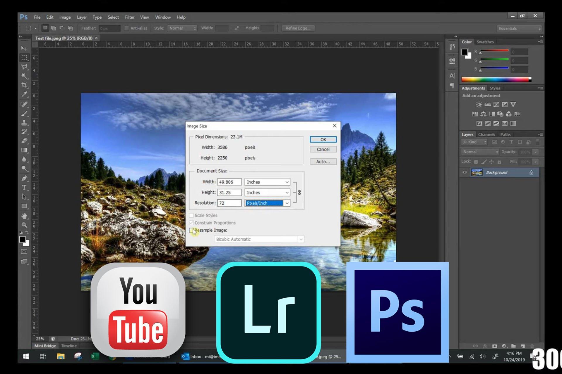 File Size, Format & Colorspace setup in Photoshop | Vivid Metal Prints